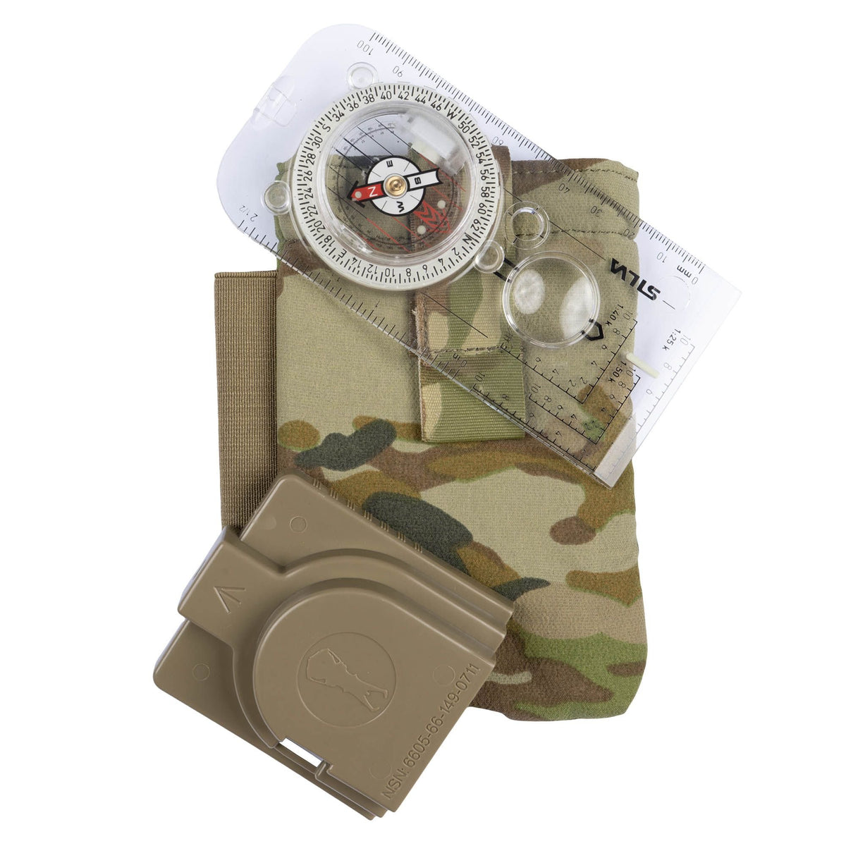 Silva 55-6400/360 MS Mils Compass Bundle - Platatac